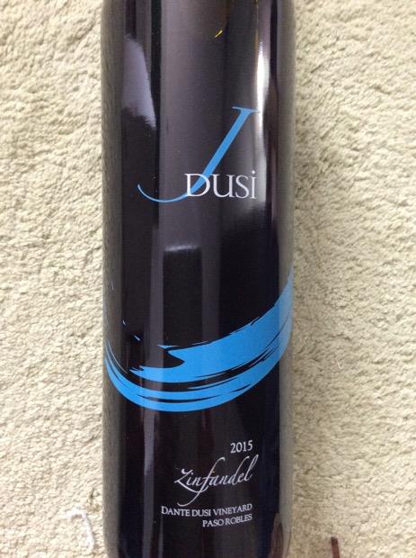 2015 J. Dusi Zinfandel Dante Dusi Vineyard, USA, California, Central ...
