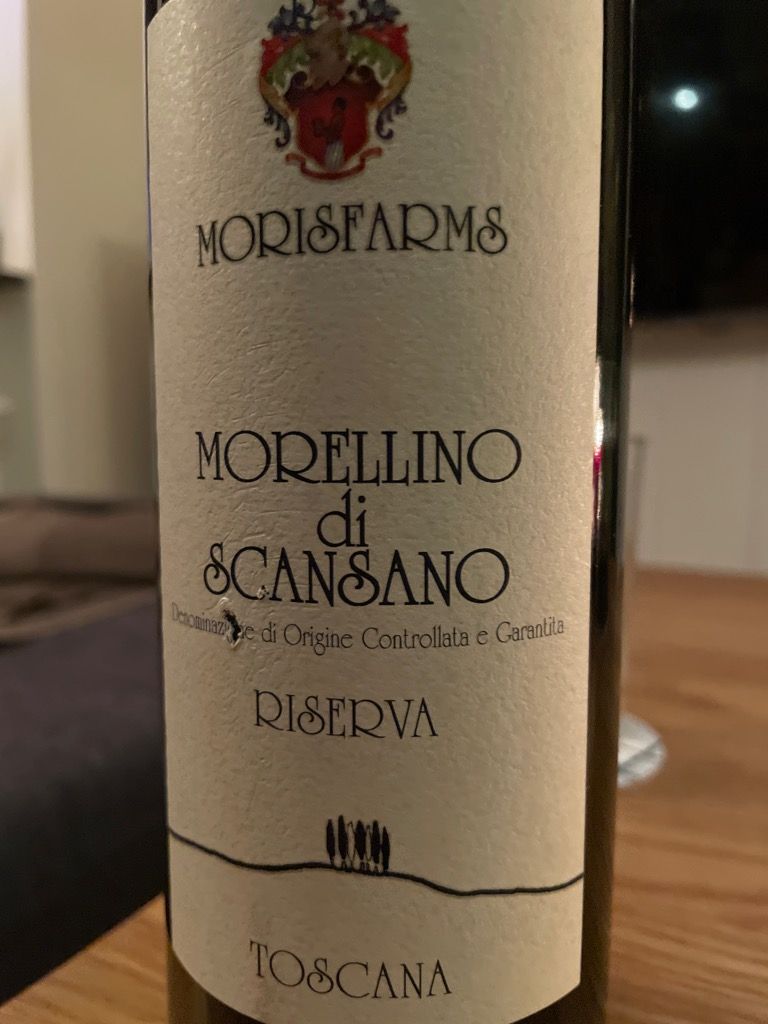 2019 Moris Farms Morellino di Scansano Riserva, Italy, Tuscany, Maremma ...