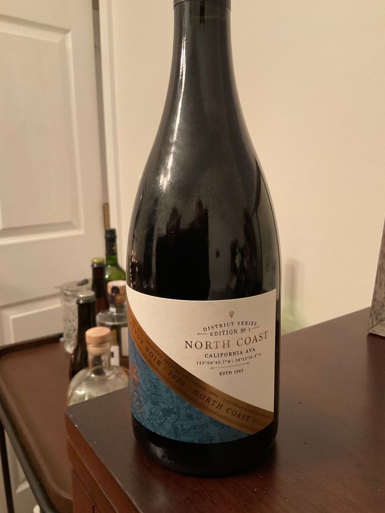 2020 Precision Wine Company Pinot Noir District Series No. 1 North ...