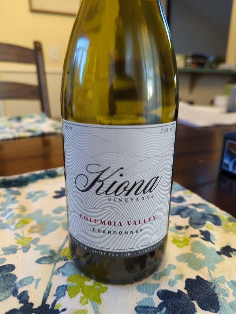 1988 Kiona Chardonnay, USA, Washington, Columbia Valley, Red Mountain ...