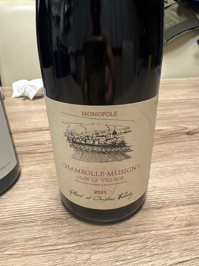 2021 Gilbert et Christine Felettig Chambolle-Musigny Clos le Village ...