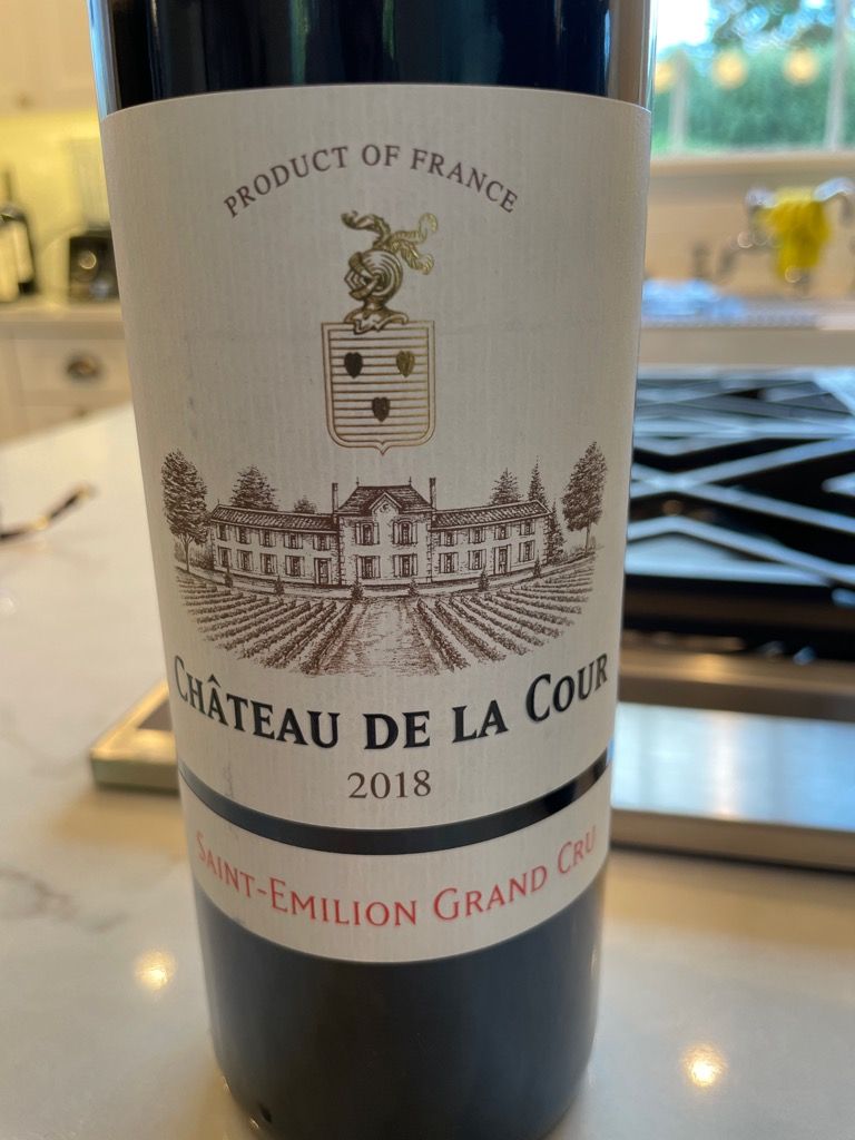 2018 Château de la Cour Saint Emilion, France, Bordeaux, Libournais, St ...