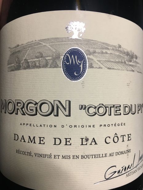 2021 Domaine Guénaël Jambon Morgon Côte du Py Dame de la Côte, France ...