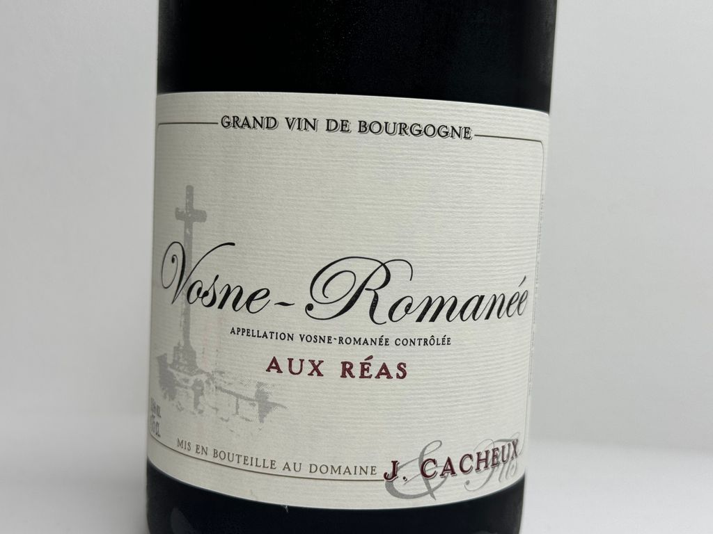 2020 Jacques Cacheux & Fils Vosne-Romanée Aux Réas, France, Burgundy ...