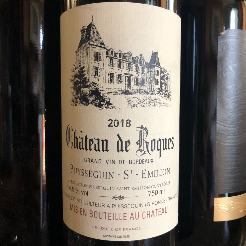2018 Château de Roques Puisseguin-St. Émilion, France, Bordeaux ...