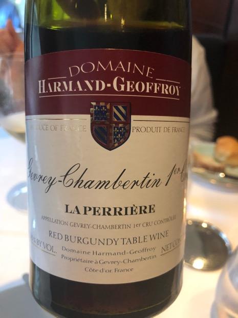 2012 Domaine Harmand-Geoffroy Gevrey-Chambertin 1er Cru Champeaux ...