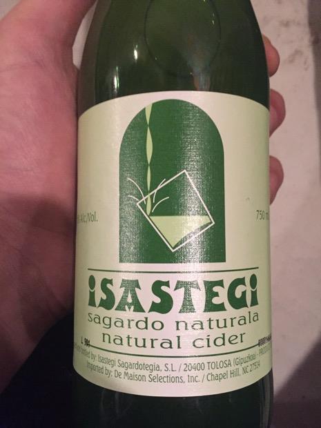 2014 Isastegi Cider, Spain - CellarTracker