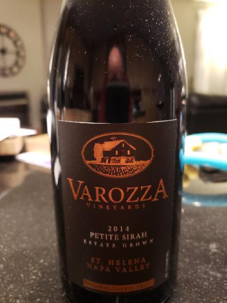 2014 Varozza Vineyards Petite Sirah, USA, California, Napa Valley, St ...