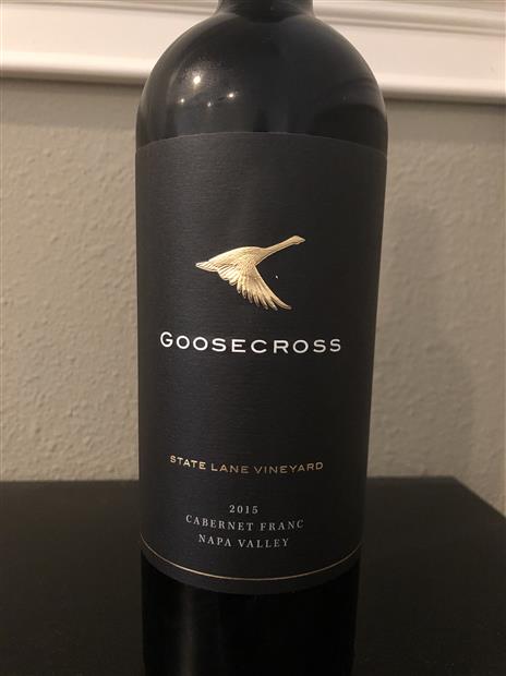 2019 Goosecross Cellars Cabernet Franc, USA, California, Napa Valley ...