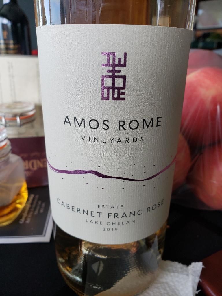 2019 Amos Rome Vineyards Cabernet Franc Rosé, USA, Washington, Columbia ...