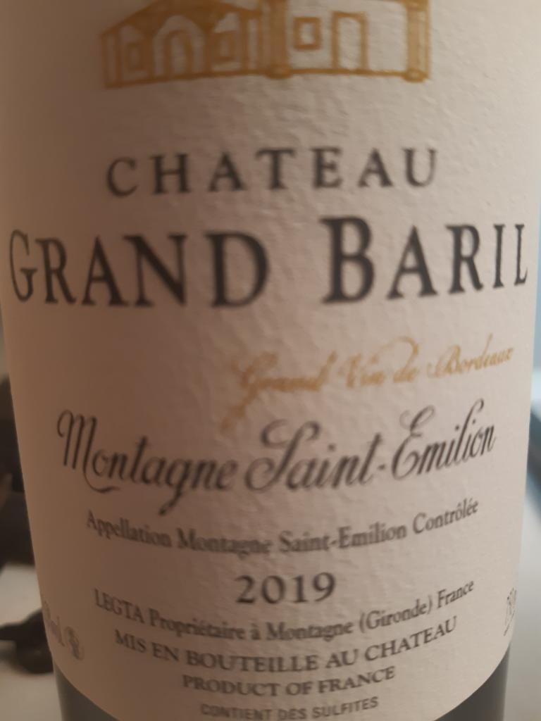 2018 Château Grand Baril, France, Bordeaux, Libournais, Montagne-St ...