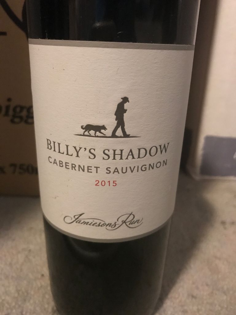 2015 Jamiesons Run Cabernet Sauvignon Billy's Shadow, Australia, South ...