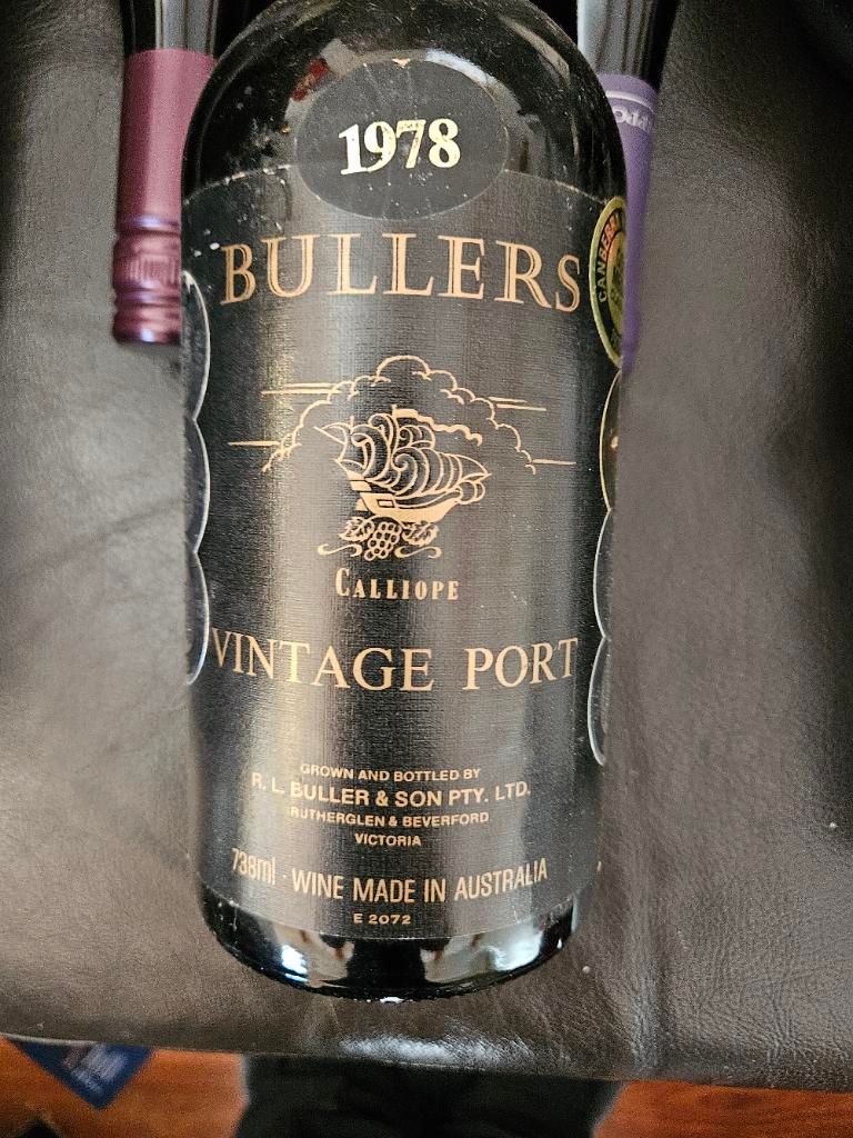 1978 Bullers Vintage Port, Australia, Victoria, North East, Rutherglen ...