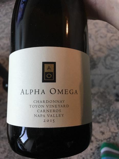 2015 Alpha Omega Chardonnay Toyon Vineyard, USA, California, Napa ...