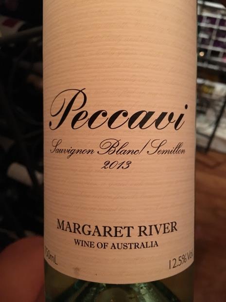 2010 Peccavi Wines Sauvignon Blanc Sémillon, Australia, Western ...