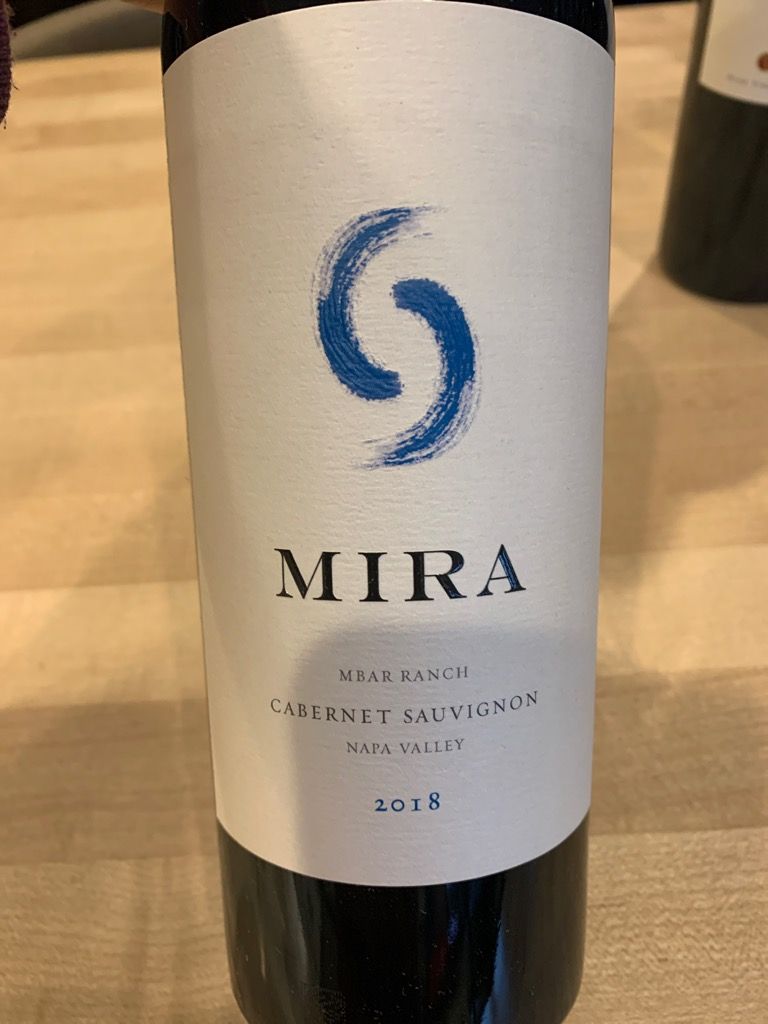 2018 Mira Winery Cabernet Sauvignon Mbar Ranch, USA, California, Napa ...