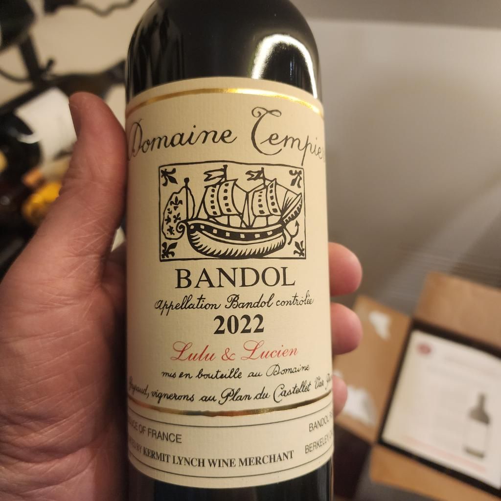 2022 Domaine Tempier Bandol Lulu & Lucien, France, Provence, Bandol ...