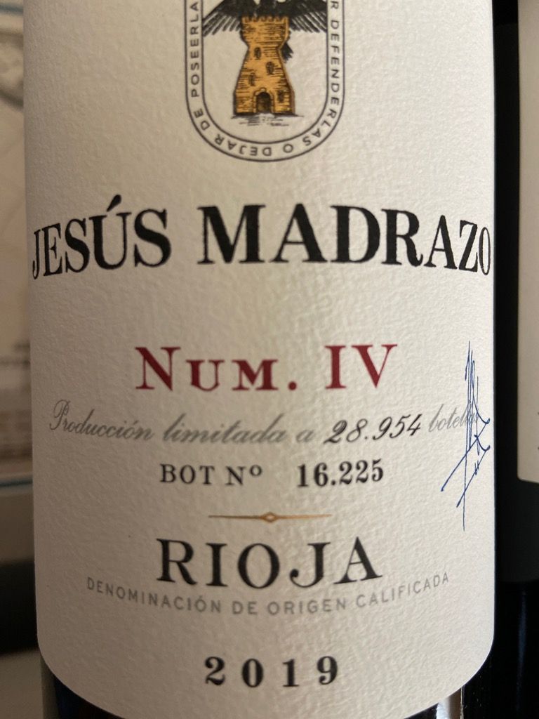2019 Bodegas y Viñedos del Contino Rioja Selección Jesús Madrazo, Spain ...