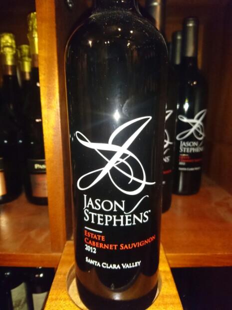 2012 Jason Stephens Winery Cabernet Sauvignon Estate Santa Clara Valley ...