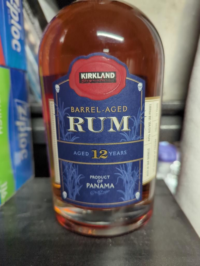 NV Kirkland Signature 15 Year Old Barrel-Aged Rum, 40%, Panama ...