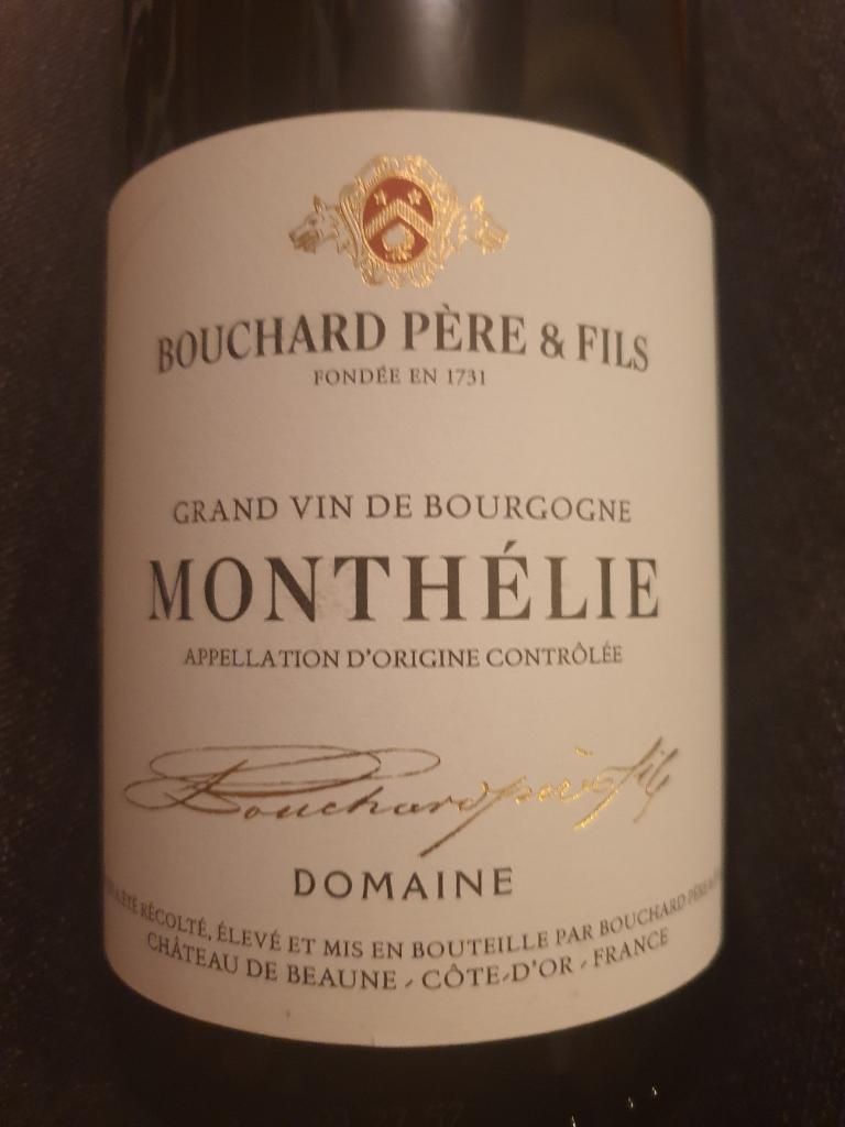2016 Bouchard Père et Fils Monthélie Domaine, France, Burgundy, Côte de ...