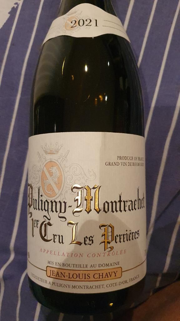 2022 Jean-Louis Chavy Puligny-Montrachet 1er Cru Les Perrières, France ...