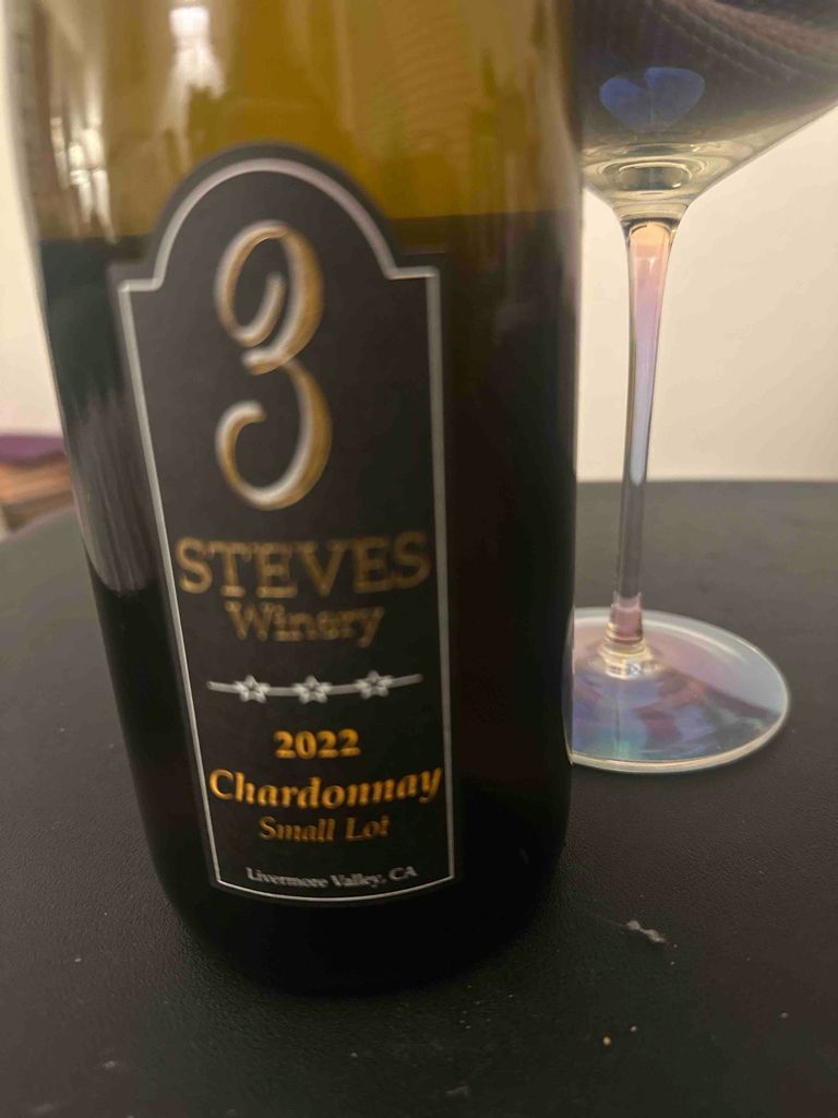 2021 3 Steves Winery Chardonnay Small Lot, USA, California, San ...
