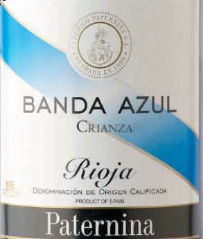 2018 Federico Paternina Rioja Paternina Banda Azul Crianza, Spain, La ...