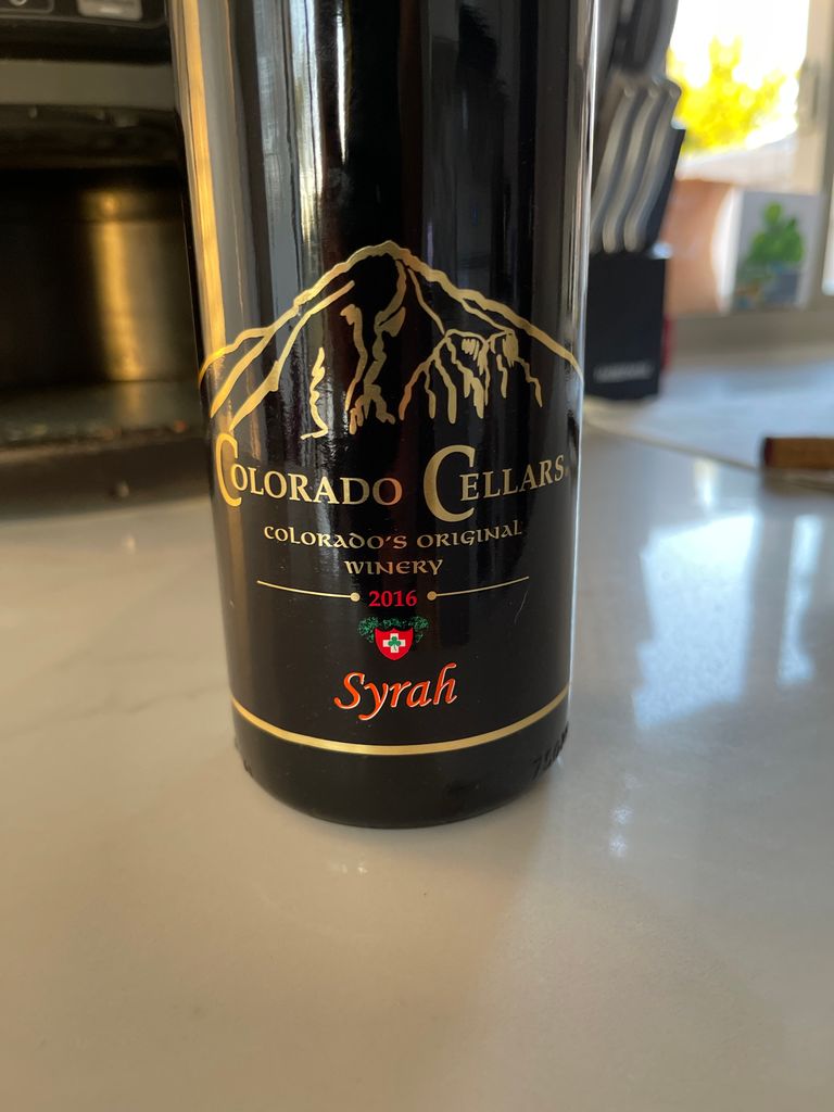 2020 Colorado Cellars Syrah, USA, Colorado - CellarTracker