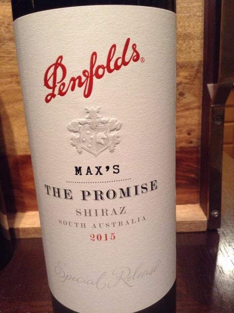 2015 Penfolds Shiraz Max's The Promise Special Release, Australia ...