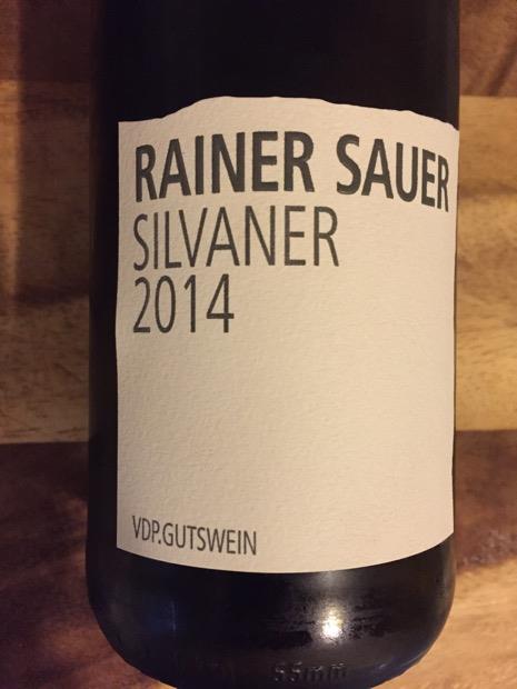 2011 Rainer Sauer Silvaner, Germany, Franken - CellarTracker