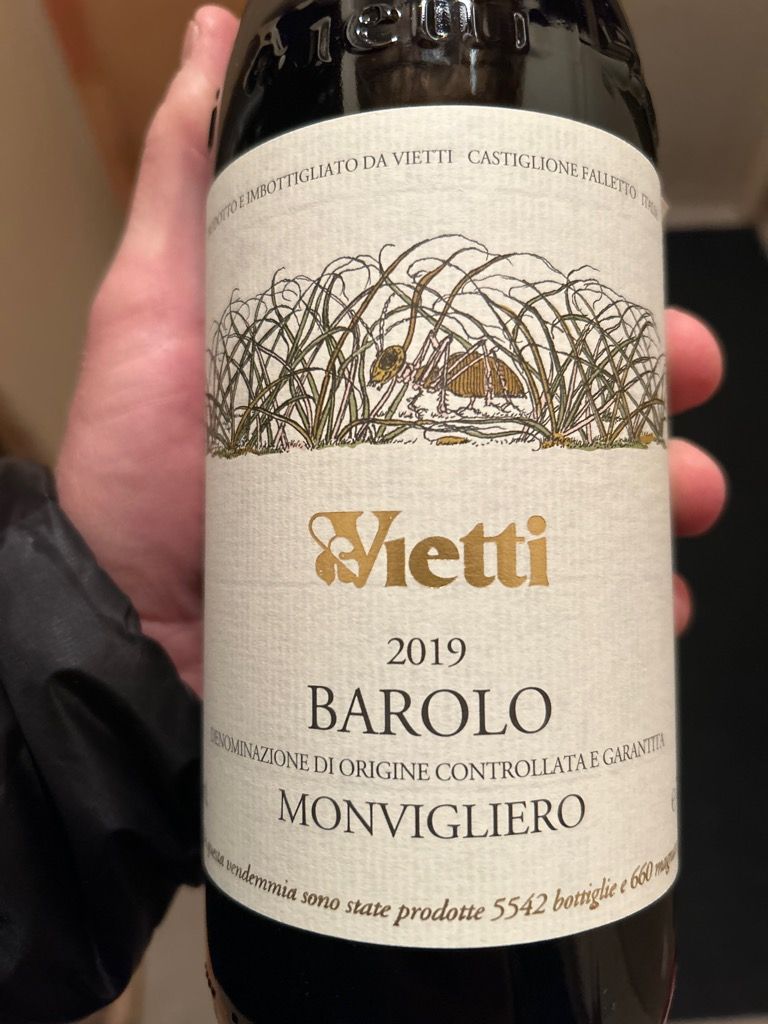 2019 Vietti Barolo Monvigliero, Italy, Piedmont, Langhe, Barolo ...