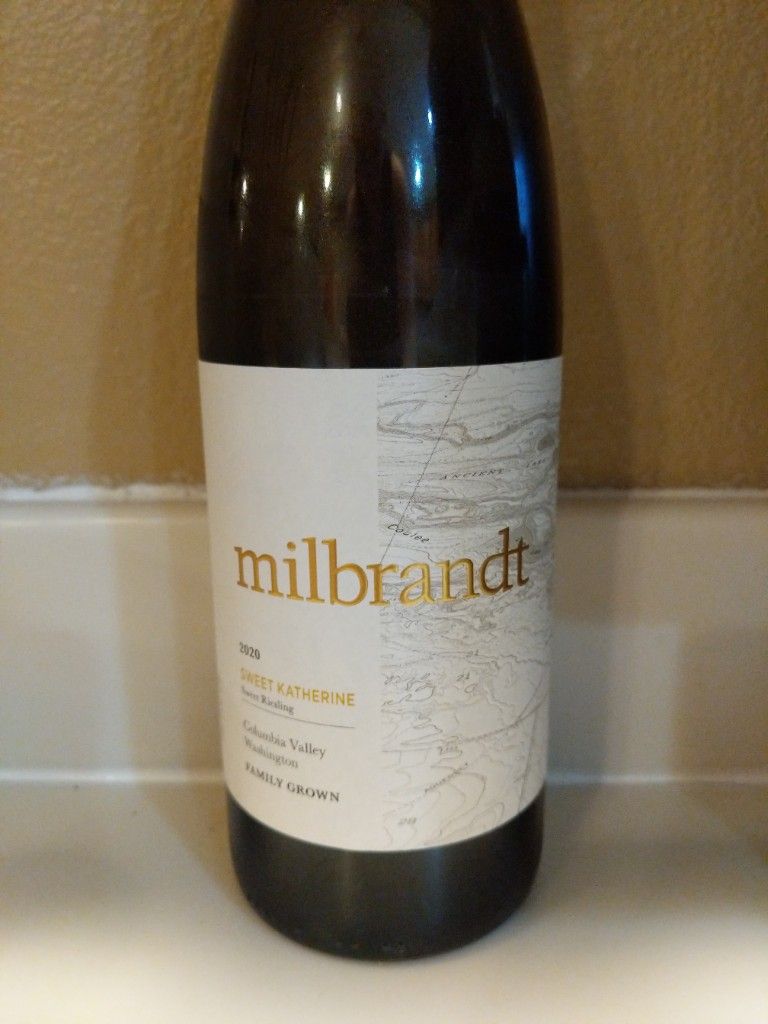 2021 Milbrandt Vineyards Riesling Sweet Katherine Evergreen Vineyard ...