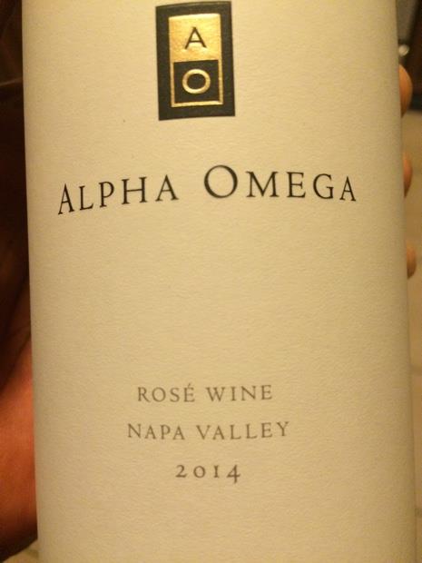 2014 Alpha Omega Rosé, USA, California, Napa Valley - CellarTracker
