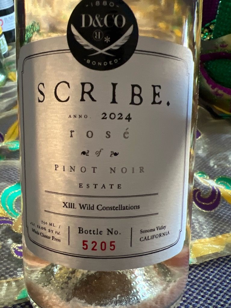 2024 Scribe Pinot Noir Rosé, USA, California, Sonoma County - CellarTracker