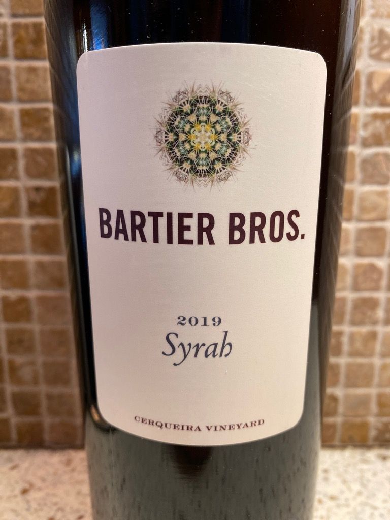 2020 Bartier Bros. Syrah Cerqueira Vineyard, Canada, British Columbia ...