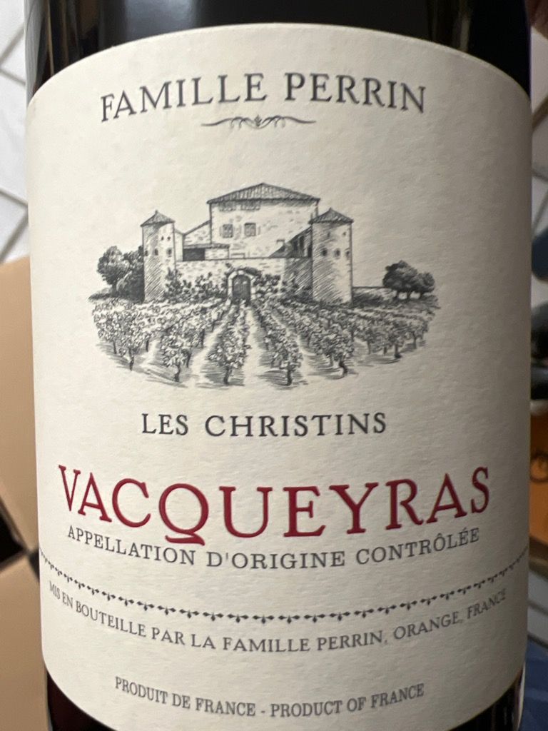 2019 Famille Perrin / Perrin & Fils Vacqueyras Blanc Les Christins ...