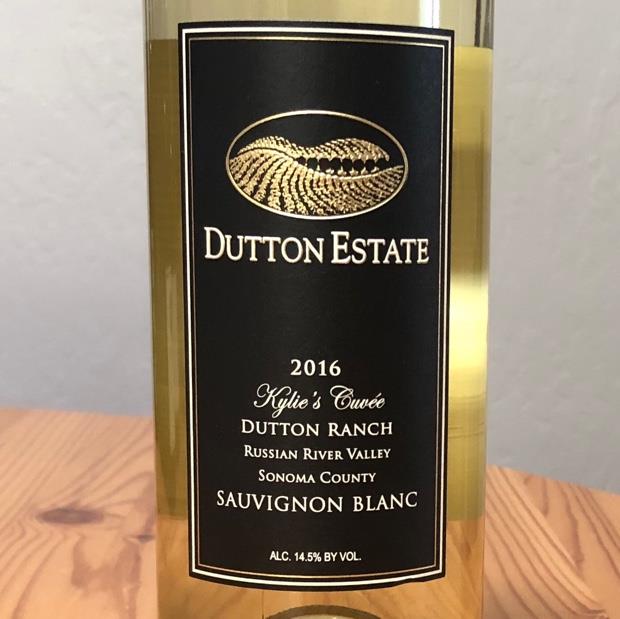 2016 Dutton Estate Sauvignon Blanc Kylie's Cuvée Dutton Ranch, USA ...