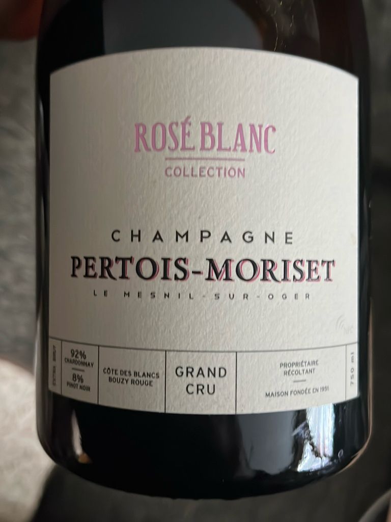 NV Pertois-Moriset Champagne Grand Cru Extra Brut Rosé Blanc Collection, France, Champagne ...