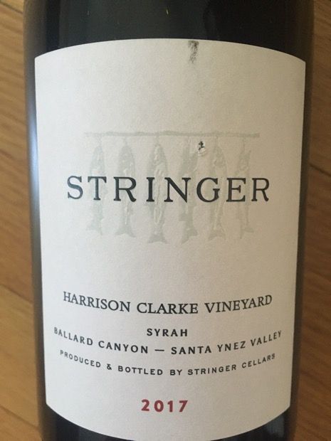2016 Stringer Cellars Syrah Harrison Clarke Vineyard, USA, California ...