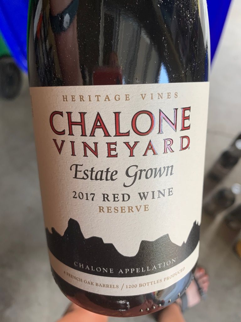 2017 Chalone Vineyard Reserve Chalone, USA, California, Central Coast ...