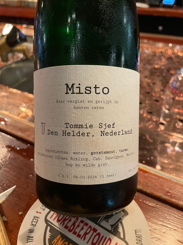 NV Tommie Sjef Wild Ales Misto, Netherlands, Noord-Holland, Den Helder ...