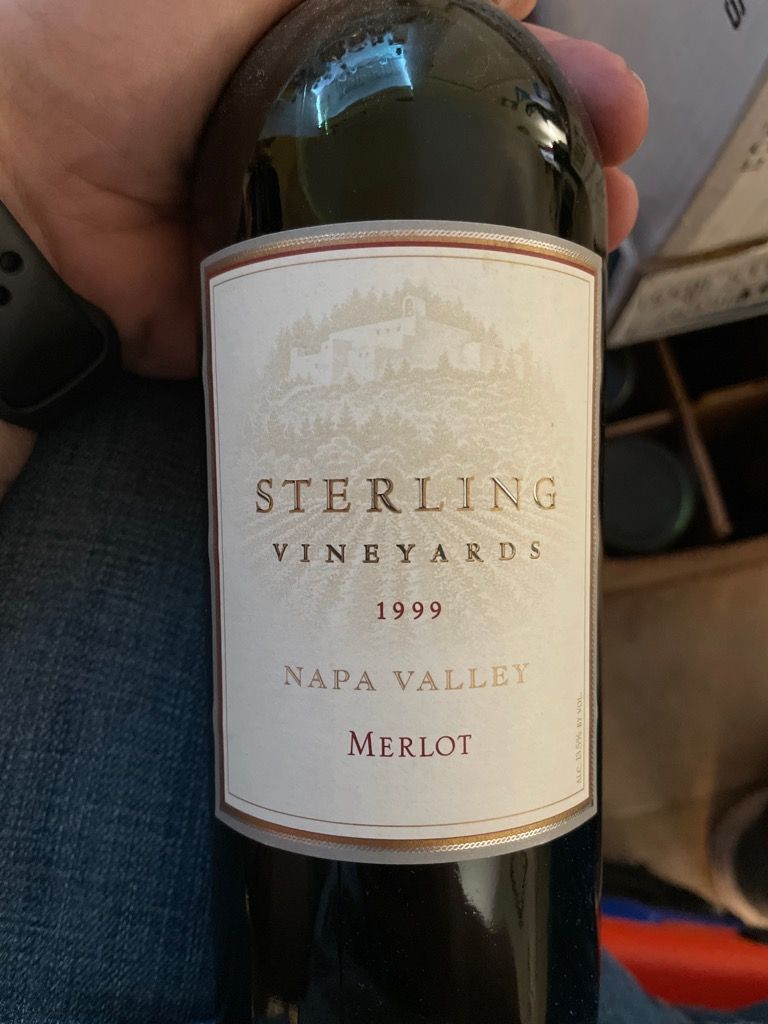 1999 Sterling Vineyards Merlot, USA, California, Napa Valley ...