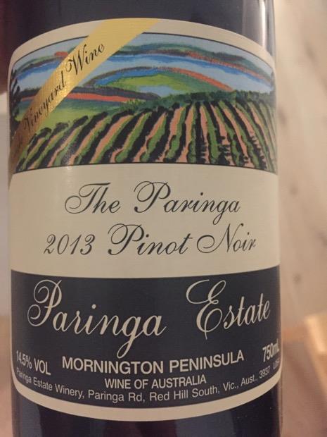 2014 Paringa Estate Pinot Noir The Paringa Single Vineyard, Australia ...