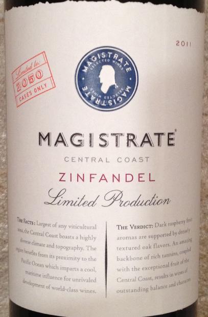 2020 Magistrate Vineyards Zinfandel Limited Production, USA, California ...
