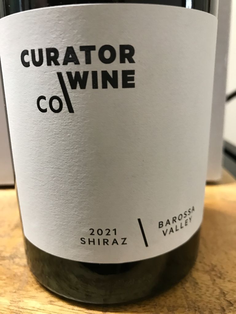 2022 Curator Wine Company Shiraz, Australia, South Australia, Barossa ...