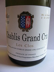 1985 Domaine Guy Robin et Fils Chablis Grand Cru Les Clos Vieilles ...