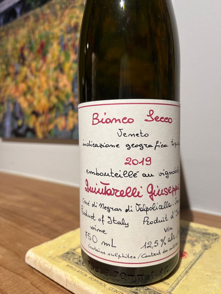 2019 Giuseppe Quintarelli Bianco Secco Veneto IGT, Italy, Veneto ...