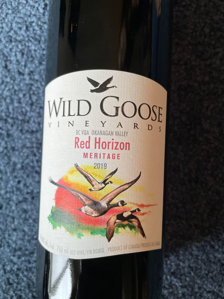 2019 Wild Goose Vineyards Red Horizon Meritage, Canada, British ...