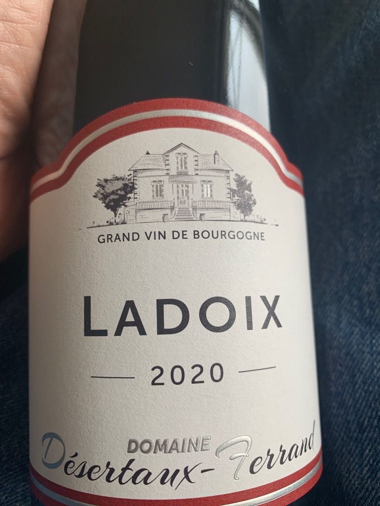 2020 Domaine Désertaux-Ferrand Ladoix, France, Burgundy, Côte de Beaune ...